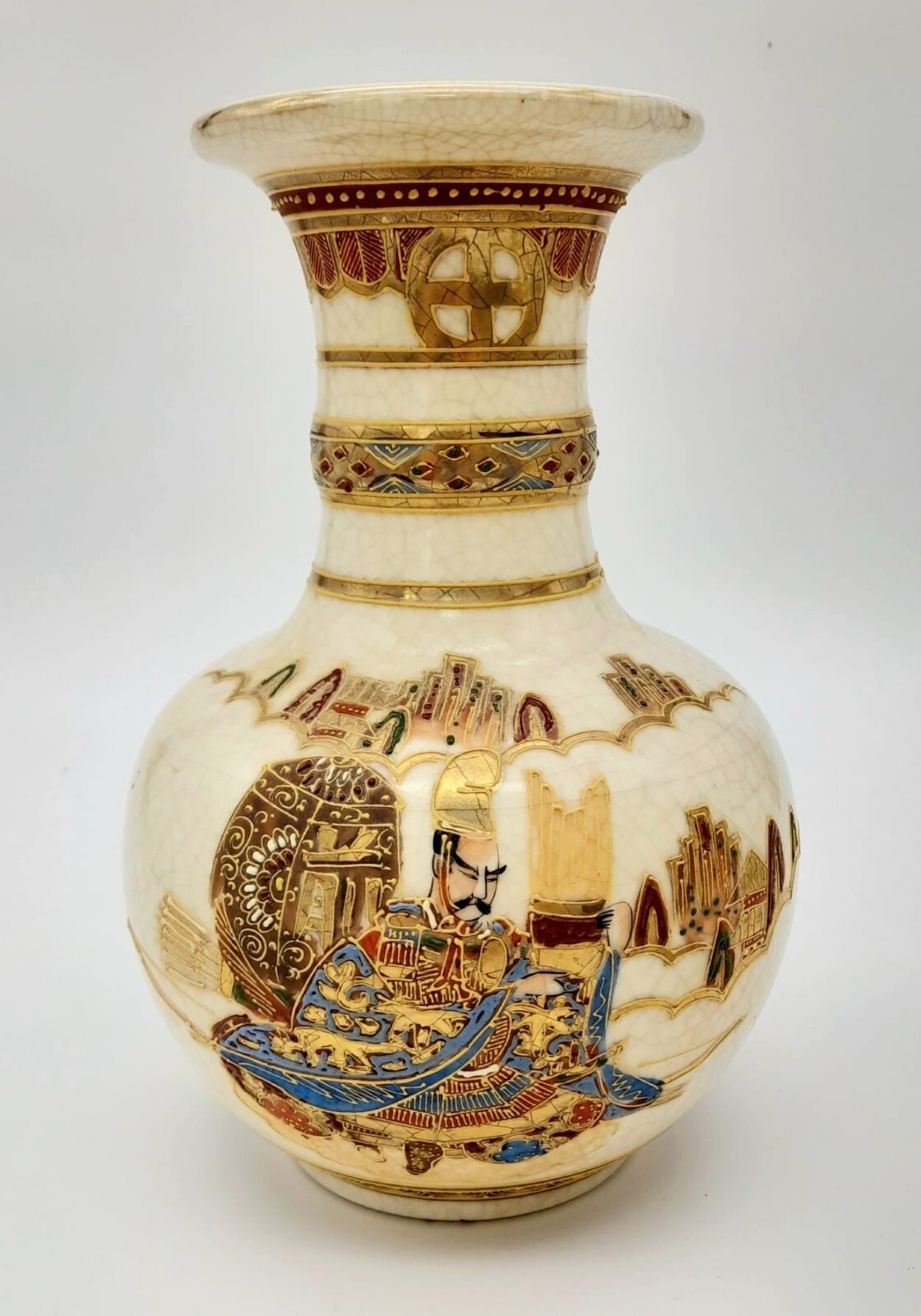 Japanese Meiji Kyo Satsuma Pair of Vases KUSUBE SENNOSUKE- Superb ...