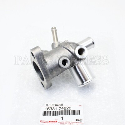 OEM GENUINE TOYOTA RAV4 CAMRY ENGINE COOLING WATER OUTLET FLANGE NEW ...