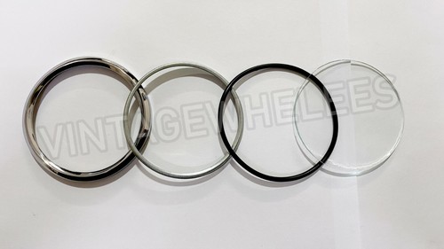 Blacksmiths Chronometric Tachometer Repair Chrome Hoop Bezel Lens Kit ...