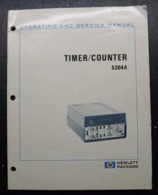 Manuals & Books - Hp 5303B Counter