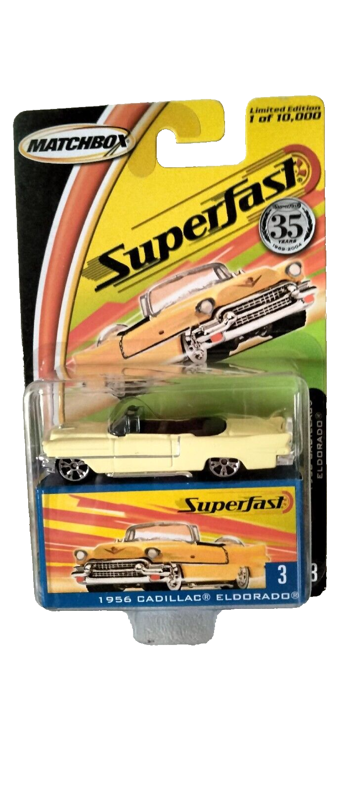 MATCHBOX SUPERFAST 1956 CADILLAC ELDORADO #3 1 of 10,000 | eBay