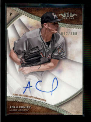 ADAM CONLEY 2017 TOPPS TIER ONE AUTOGRAPH AUTO #092/300 AJ3025 | eBay