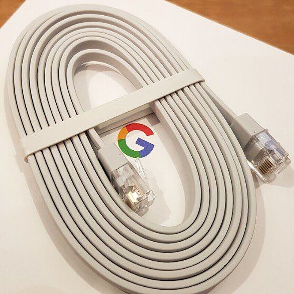 10 PACK!! OEM Google WiFi Router RJ45 Ethernet Network Flat Cable Cord ...