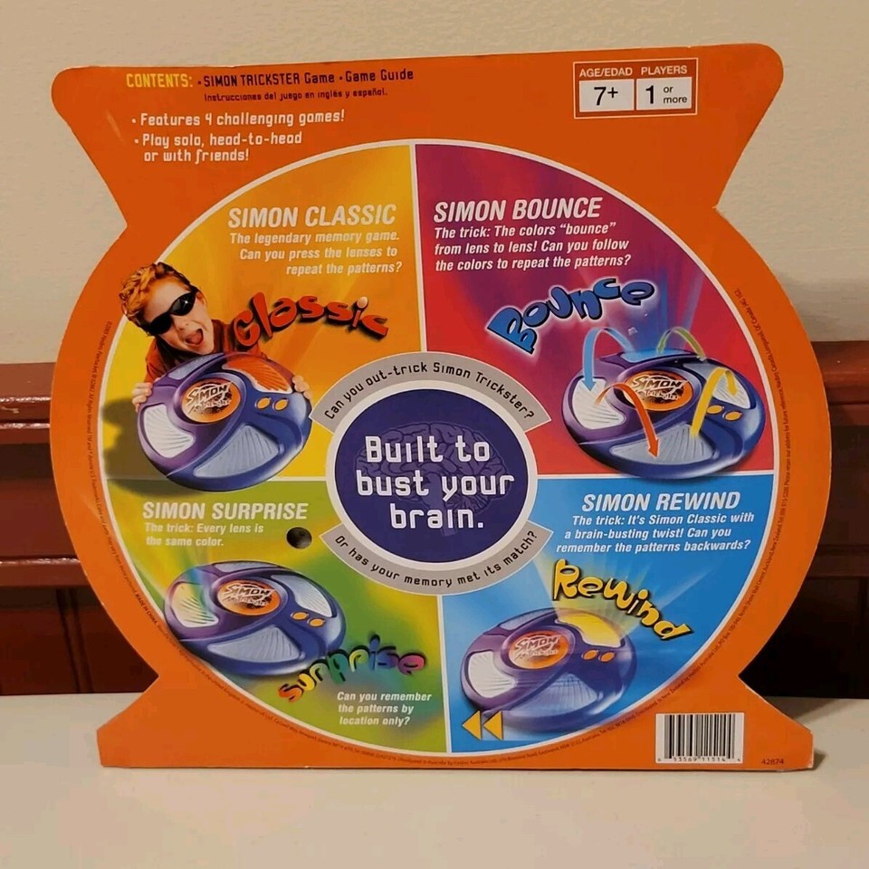 Simon Trickster Game by Milton Bradley 2005 - Brand New 653569115144 | eBay