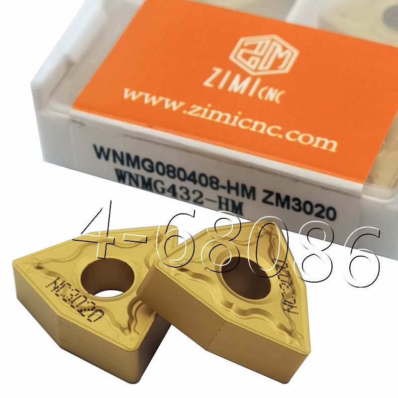10pcs WNMG080408 - HM WNMG432-HM carbide inserts CNC lathe Turning ...