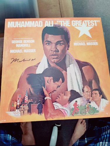 MUHAMMAD ALI "I'm the Greatest" 1976 Autographed album Record Rare ...