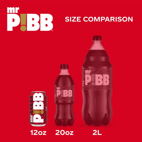 PIBB XTRA Cherry Soda, 12 fl oz Cans,24 Pack – Bold Spicy Cherry Flavor ...