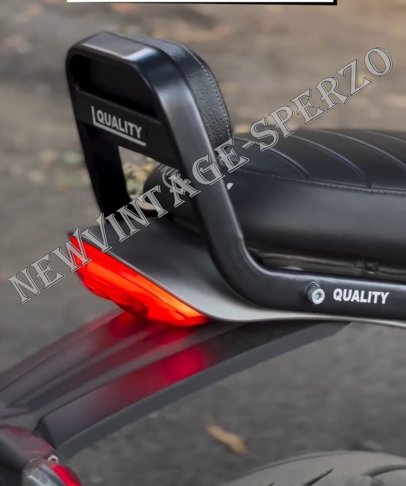 Pillion Holder With Backrest Pad Fit For Triumph Speed 400 Black Color ...