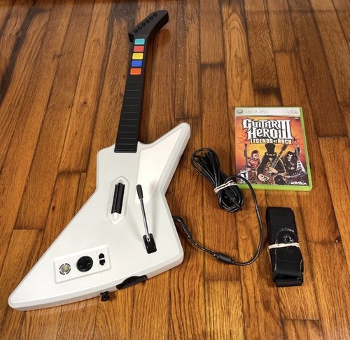 Guitar Hero 3 Xbox 360 X-Plorer Explorer Wired W Strap USB Bundle W ...