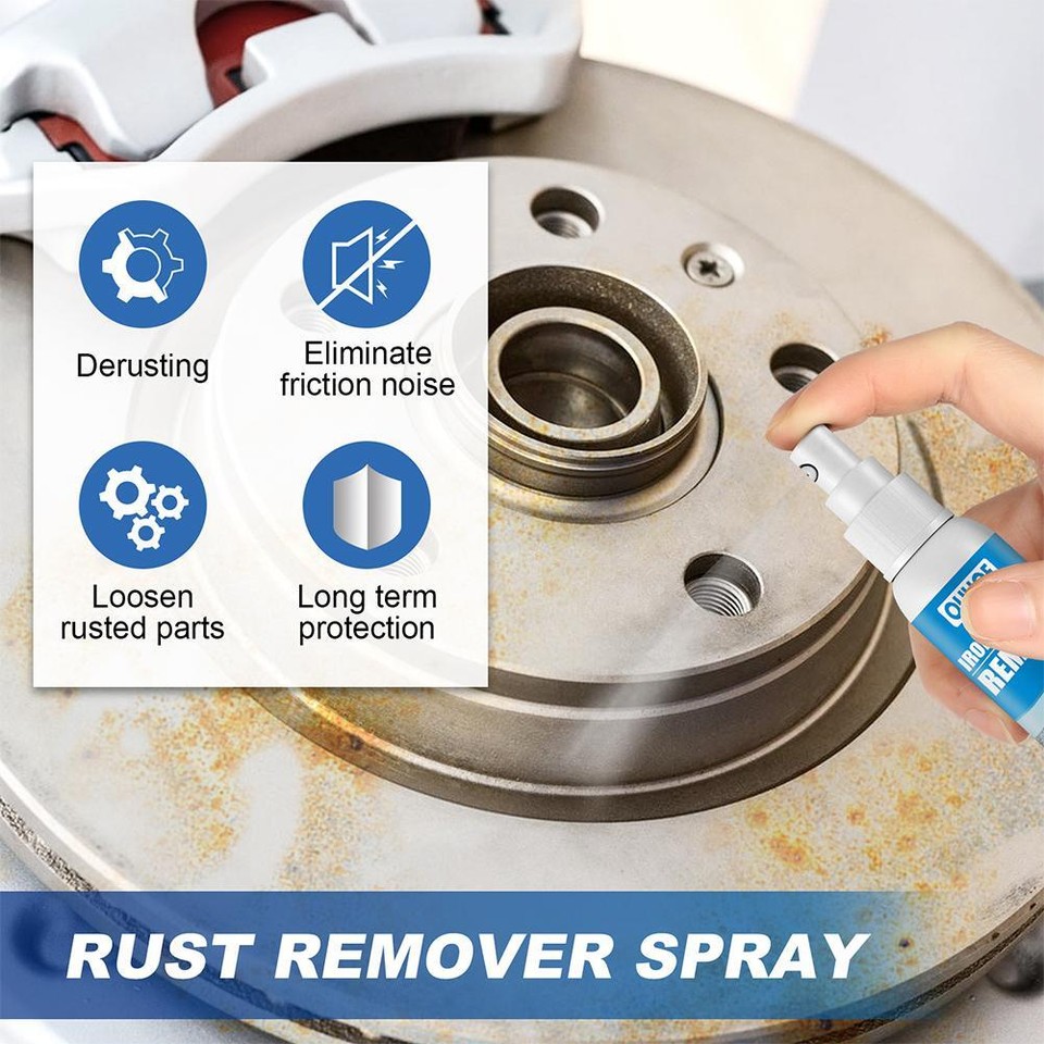 Car Rust Removal Spray Multipurpose Rust Remover Rust Inhibitor De ...