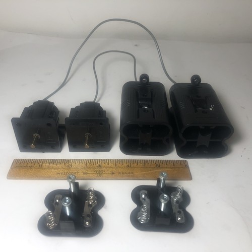 (2) Modern Meccano Erector Set Battery Operated Motor Black - Tested ...