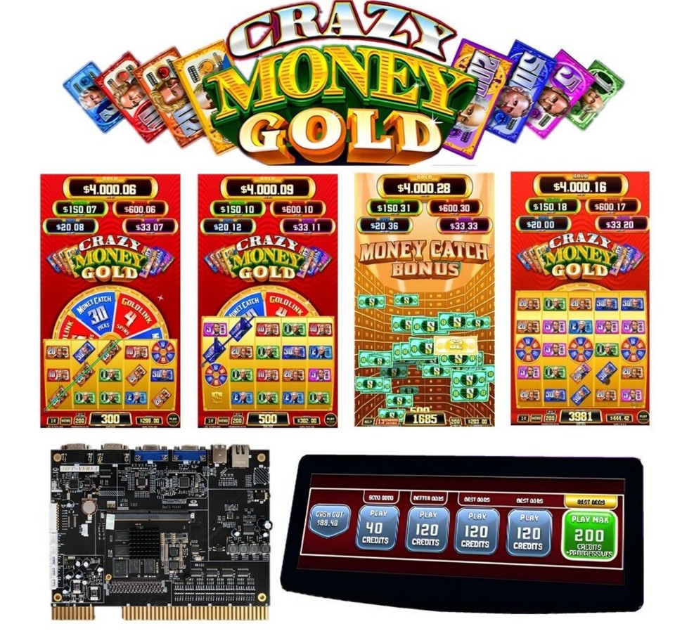 CRAZY MONEY GOLD PCB GAME BOARD HET FIRELINK slot machine | eBay