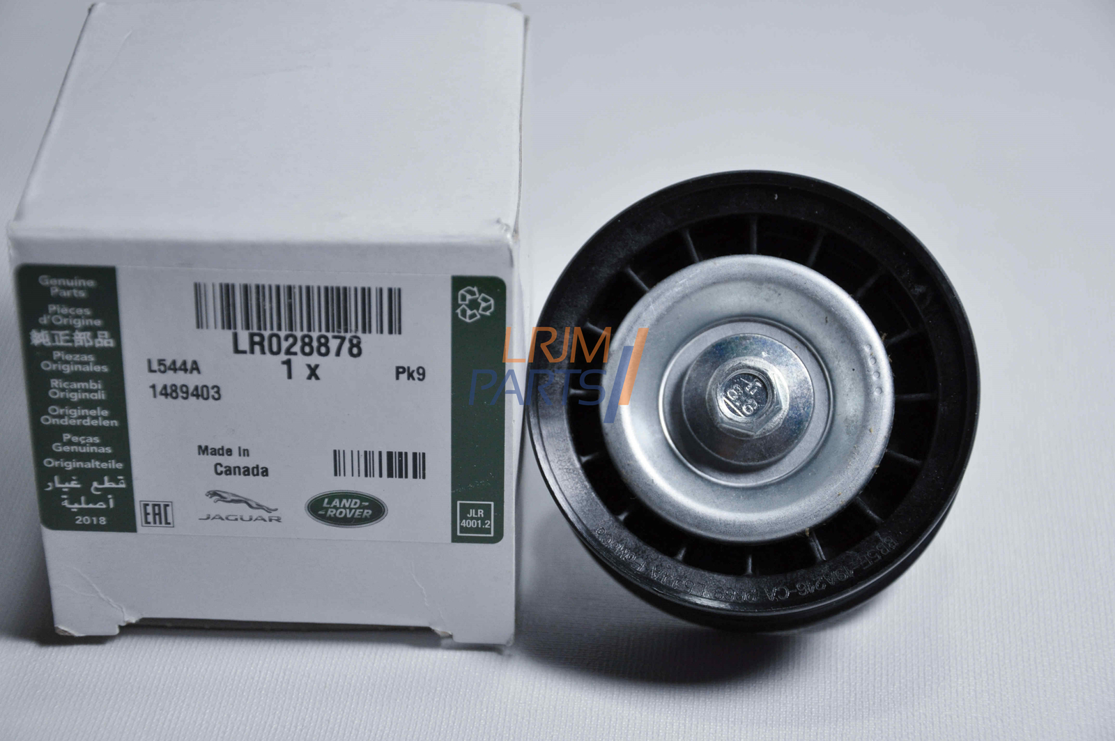 Genuine Land Rover Evoque Discovery Sport UPPER IDLER PULLEY DRIVE BELT ...