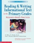 Reading & Writing Informational Text In The Primary Grades ...