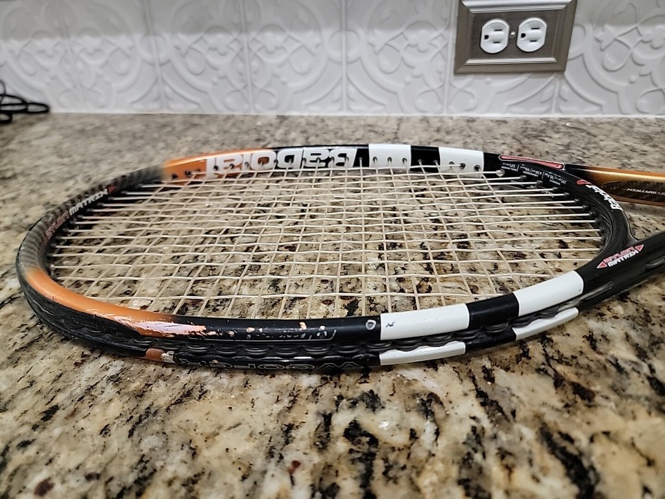 Babolat Pure Storm Team Tennis Racket Racquet Black Orange Zylon Matrix ...