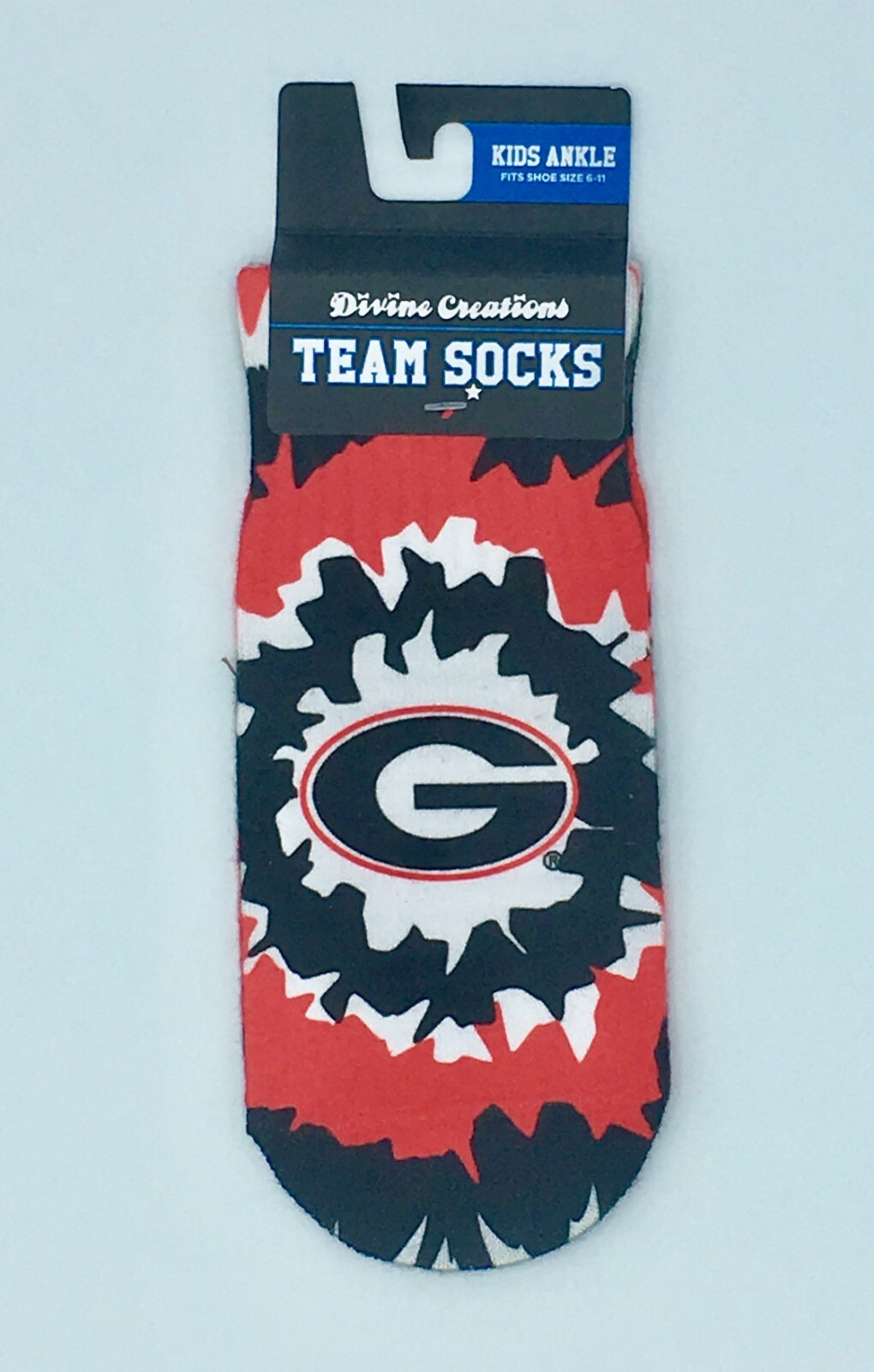 GEORGIA BULLDOGS TEAM SOCKS NEW SUBLIMATED CREW ANKLE NCAA UNISEX PICK ...