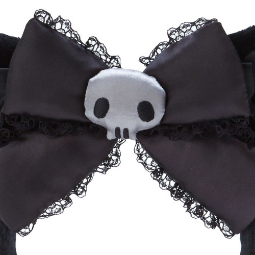 Sanrio Kuromi Katyusha Headband Black Ears Hat Plush Doll Ribbon Head ...