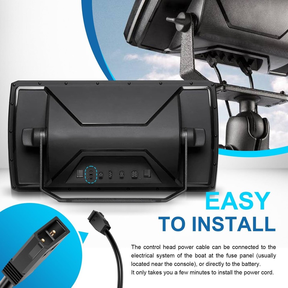 Power Cord for Humminbird PC11 Filtered Power Cable 720057-1 for All ...