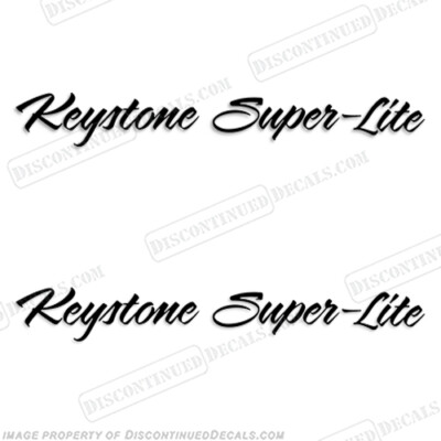 Fits Keystone Super-Lite RV Decals (Set of 2) - Any Color! - 3" x 27.75 ...