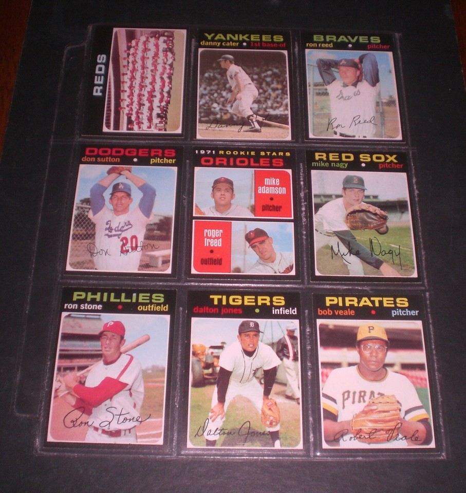 1971 TOPPS BASEBALL CARDS - YOU PICK $3 EACH - NEAR MINT | eBay