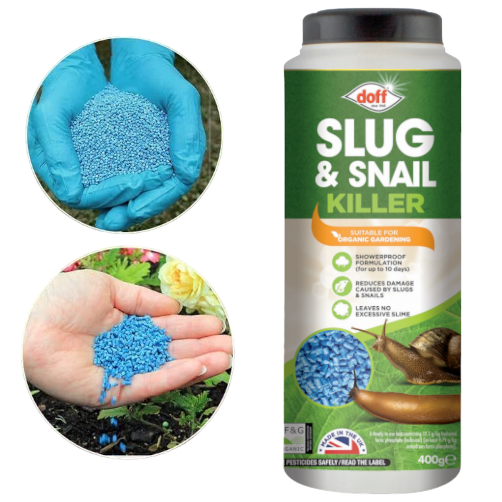 Doff Slug and Snail Killer Showerproof Slug Kill Pellets Organic ...