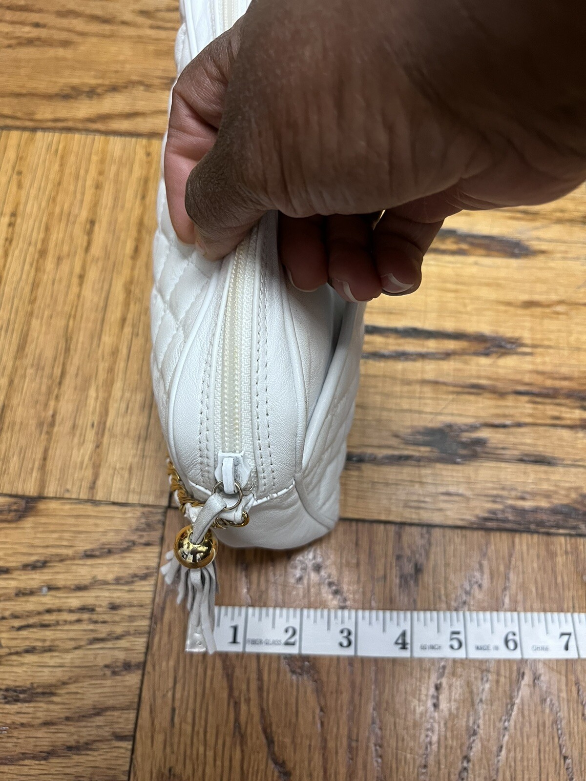 Ganson Crossbody Shoulder Quilted Leather Purse Handb… - Gem