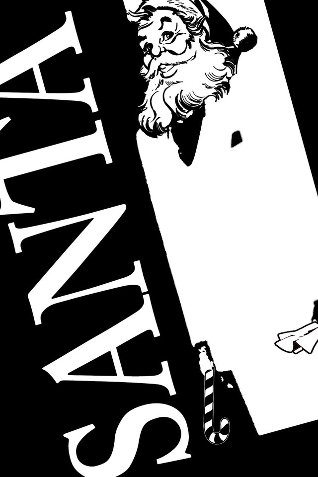 Bad Santa Christmas T-shirt Scarface Crossover Original Gangsta Funny ...