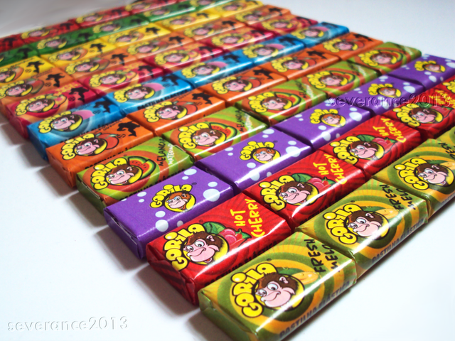 60 Bubble Gum Gorila Chewing Gum All Flavours Traditional Portuguese ...