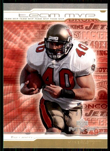 2001 Upper Deck Team MVP Mike Alstott Tampa Bay Buccaneers #MVP12 NFL ...