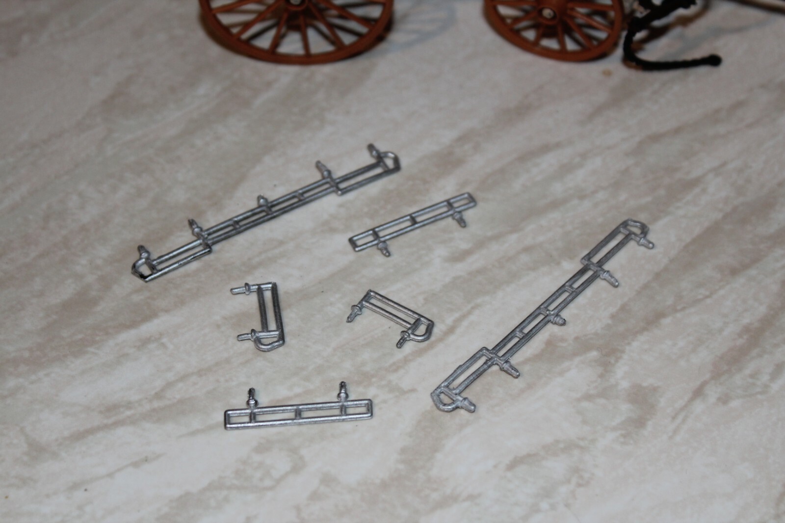 Britain's Concord Overland Stage Coach rails only . (Repro). Full set ...