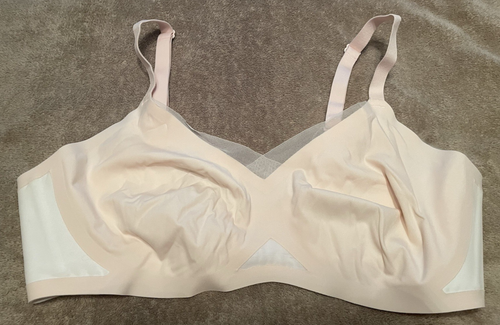 HONEY LOVE CROSSOVER BRA NUDE SIZE LARGE 38B/C NWOT | eBay