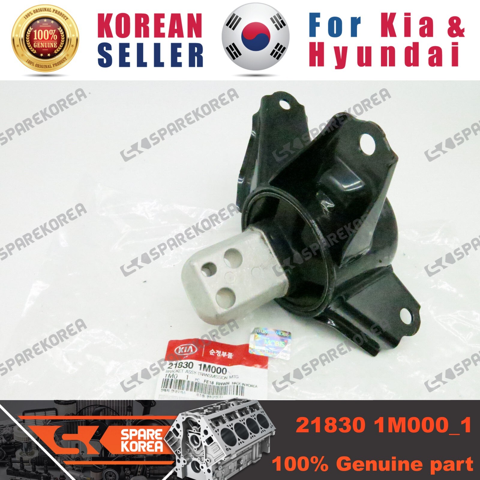 218301M000 Genuine Hyundai / KIA Bracket Assy-transaxle MTG for sale ...