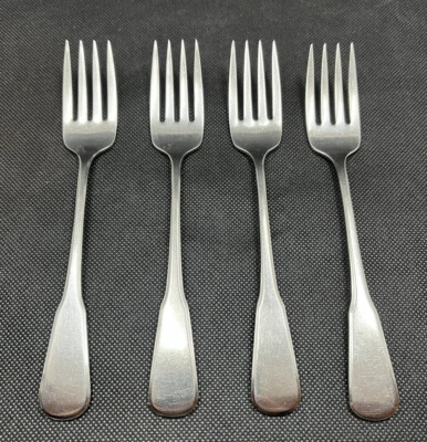 Oneida Deluxe INDEPENDENCE Set of 4 Salad Forks 6 3/4" Stainless ...