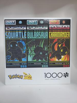 Pokemon 1000 pc Classic Starters Puzzle | eBay