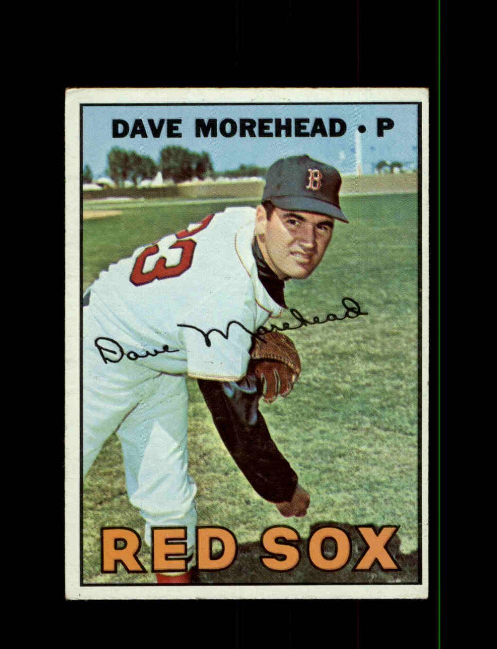 1967 DAVE MOREHEAD TOPPS #297 RED SOX *R5646 | eBay