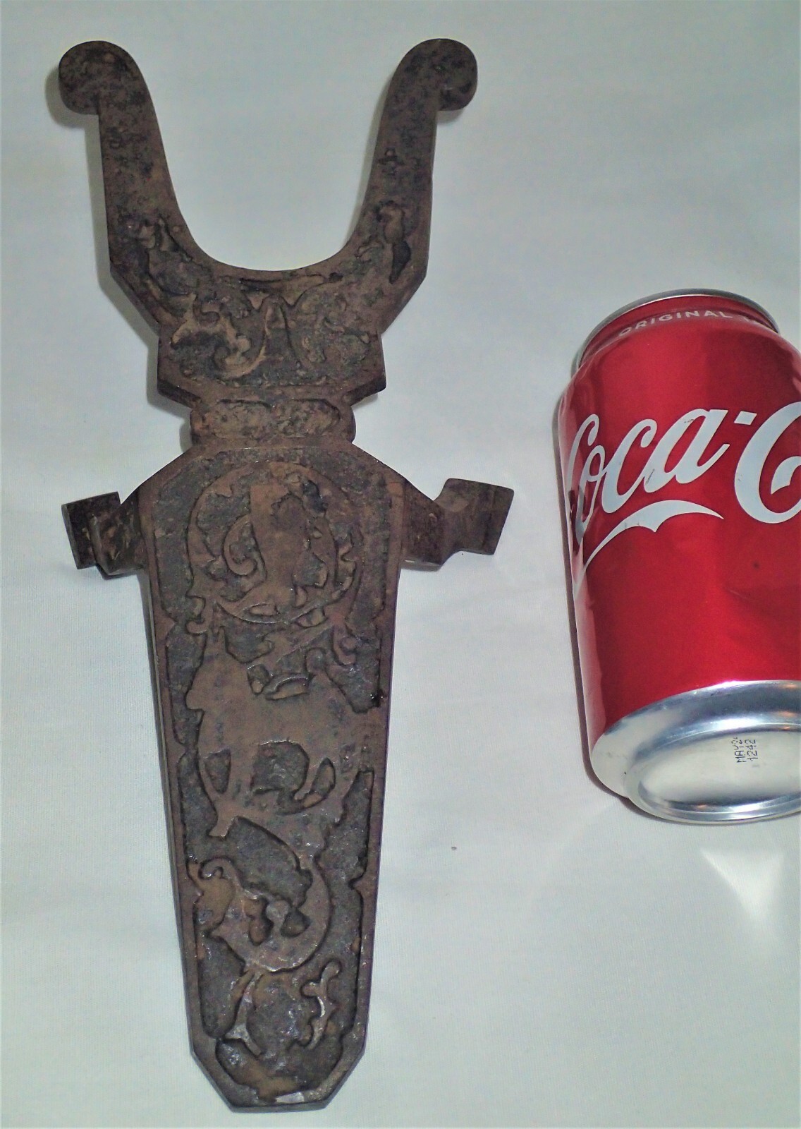 ANTIQUE PRIMITIVE 1890's COUNTRY HORSE USA CAST IRON DONKEY SHOE FANCY ...