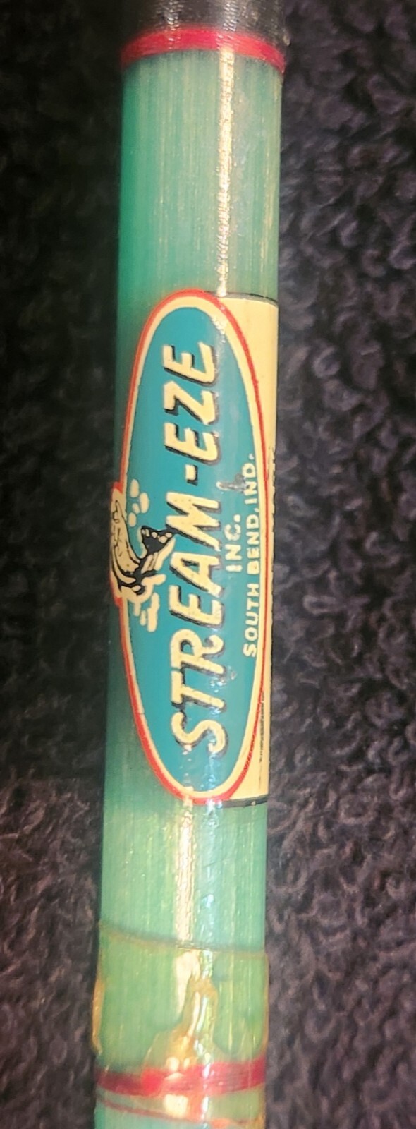 Rare Vintage South Bend Stream-eze Model #150 Glass 6' Spinning Rod ...