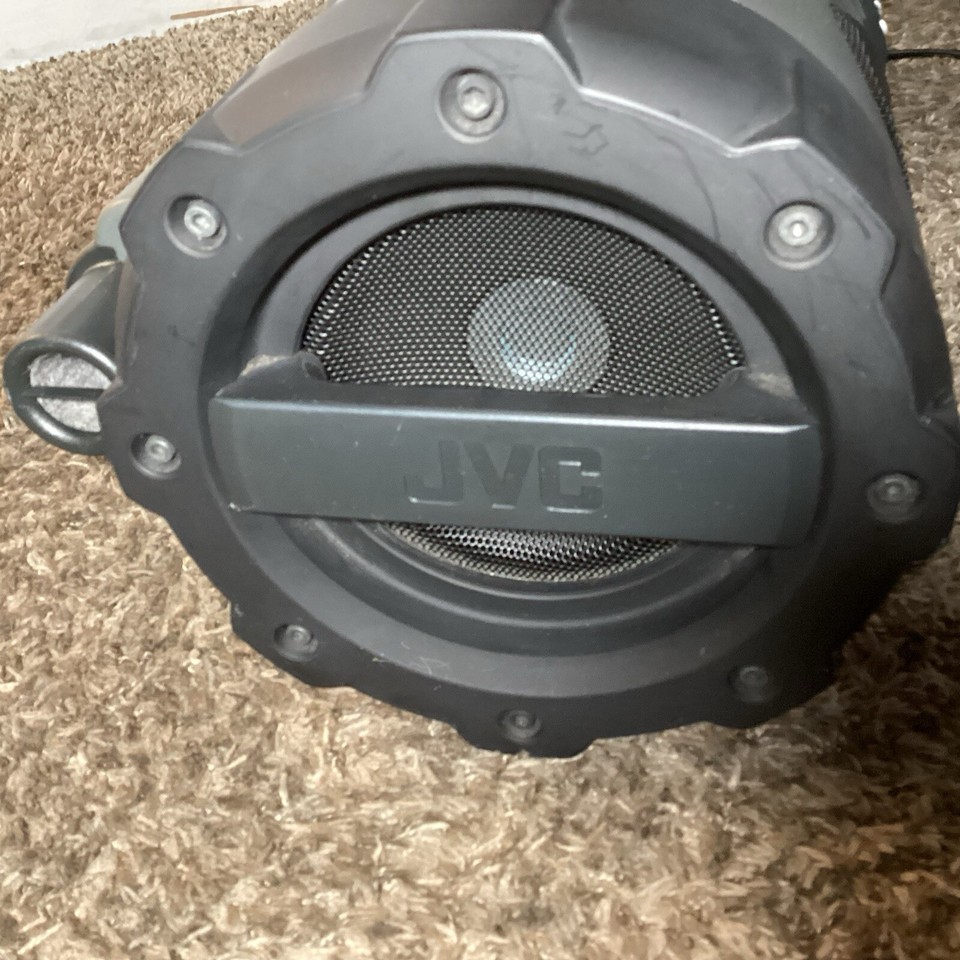 JVC RV-NB1 Kaboom Powered Woofer Boombox Tested Working With Guitar ...