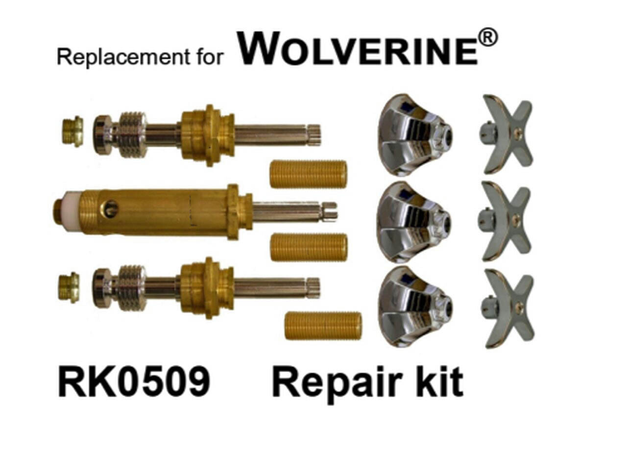 Wolverine Brass RK0509 3 Valve Rebuild Kit | eBay