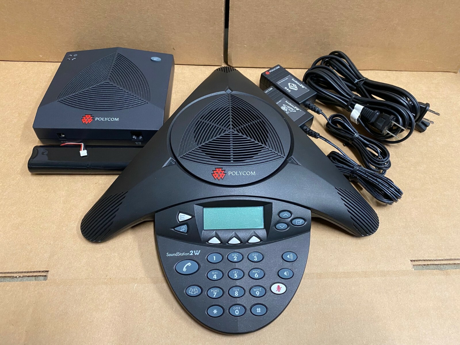 Polycom Soundstation 2W 1.9GHz DECT 6.0 Wireless Conference Phone ...