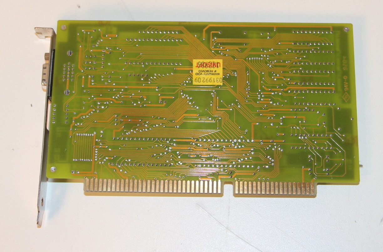 Western Digital WD90C11-LR 16-Bit ISA Video Card 15-Pin VGA WDC PVGA | eBay