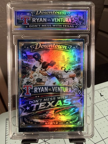 Custom Card Holographic Refractor Nolan Ryan & Robin Ventura “Don’t ...