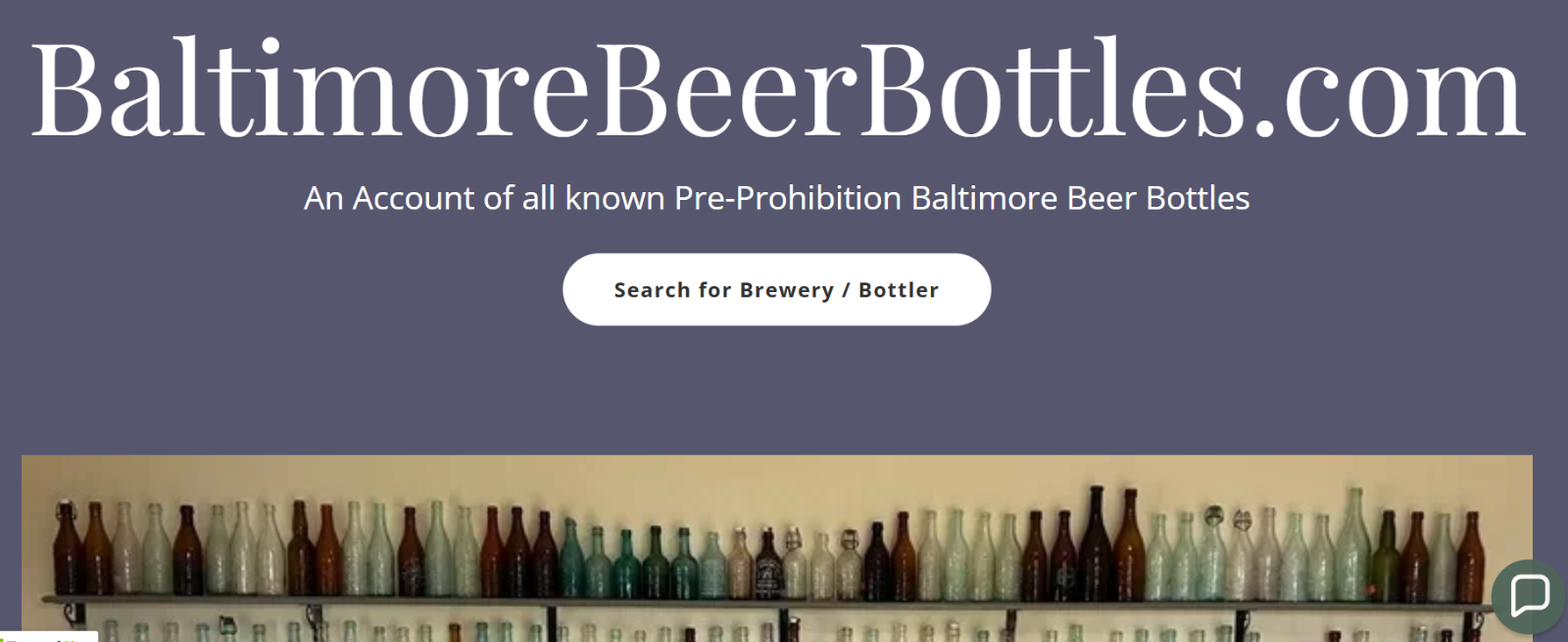 All Baltimore Stoneware & Glass Beer bottles from 1799-1919, author's ...