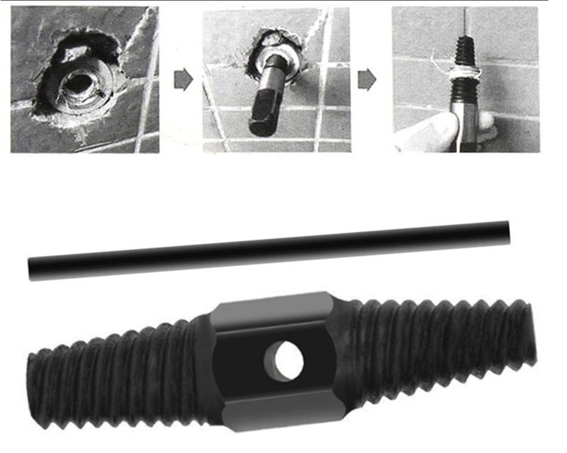 Tap Faucet Broken Wire Extractor Damaged Screw Double Head Pipe Bolt ...