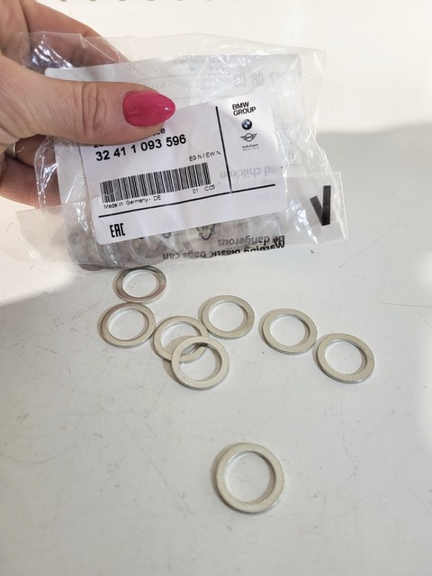 BMW OEM 32411093596 Pump Hoses Steering Pressure Hose Seal for sale ...