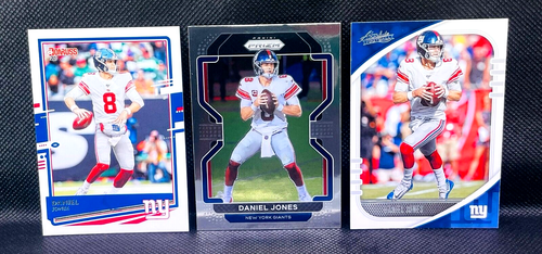 DANIEL JONES (x3) NFL Football Cards - NEW YORK GIANTS - FREE SHIPPING ...