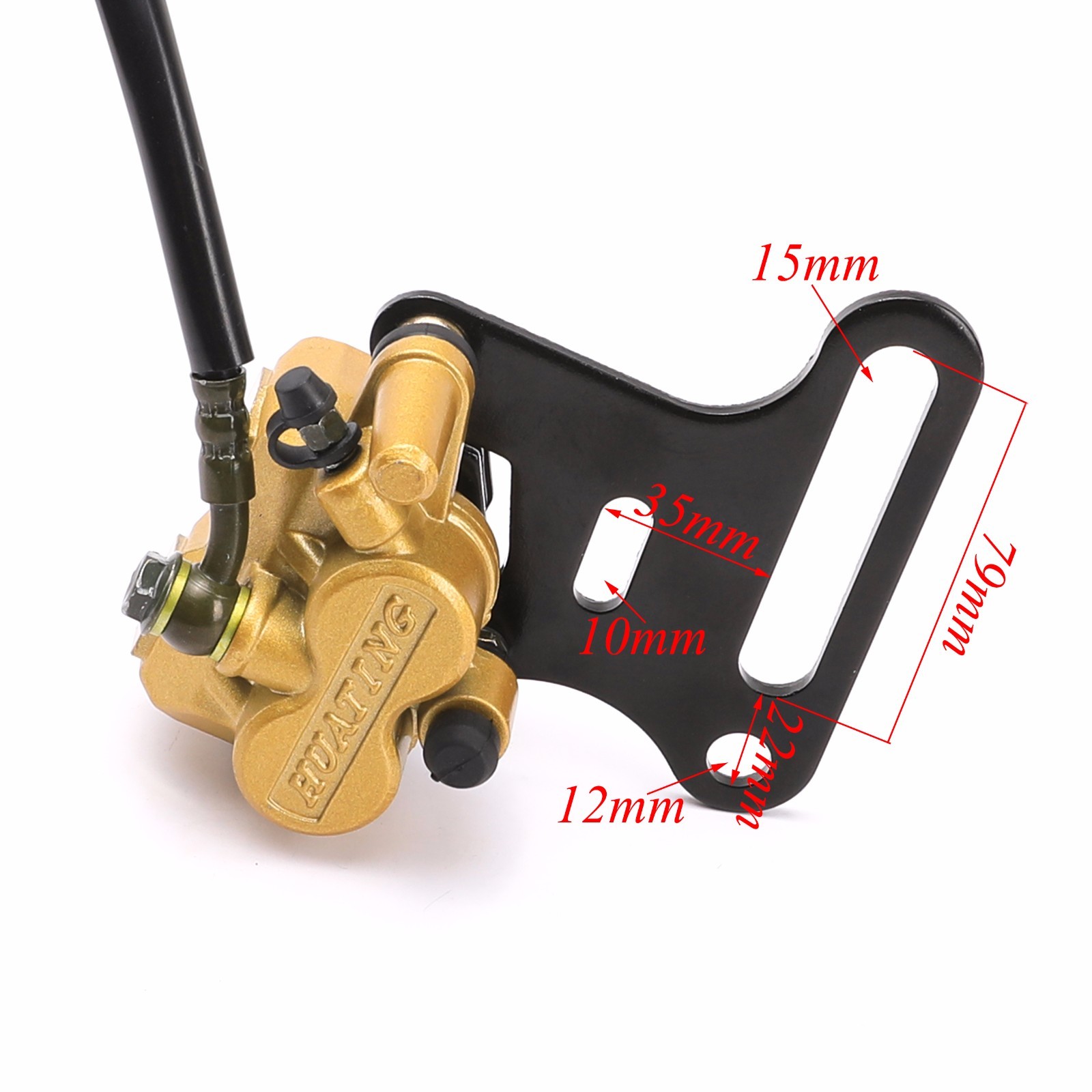 Rear Brake Caliper Cylinder System Dirt Pit Bike 110/125/150cc for ...