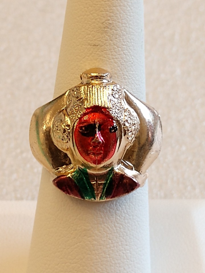 Ritual Style Headdress Gumball Vending Machine Prize Metal Ring 1960s ...