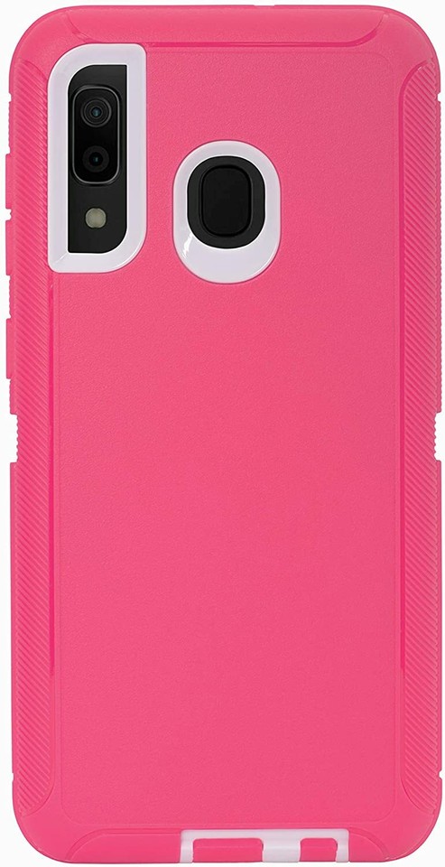 For Samsung Galaxy A30/A20 Heavy Duty Cover Belt Clip Case Screen ...