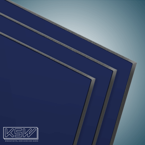 Aluminium Composite Panel Dibond Midnight Blue RAL5022 Colour Series ...